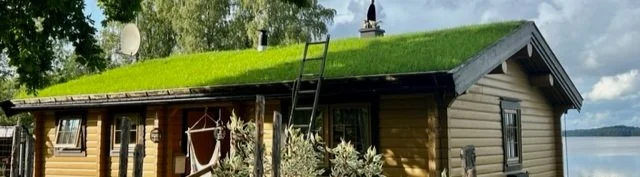 Grästak på fritids- och bostadshus — Nittedals Taktorv®