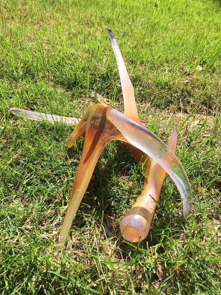 *You Choose* Custom Color Antler Pair — Garmezy Glass