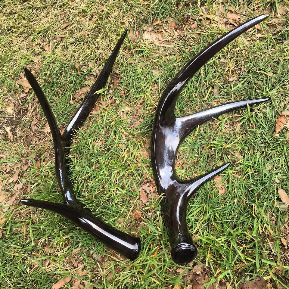 *You Choose* Custom Color Antler Pair — Garmezy Glass