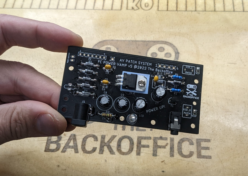 New v5! Nintendo Famicom PSU AV replacement board POWER VAMP V5 - RGB ...