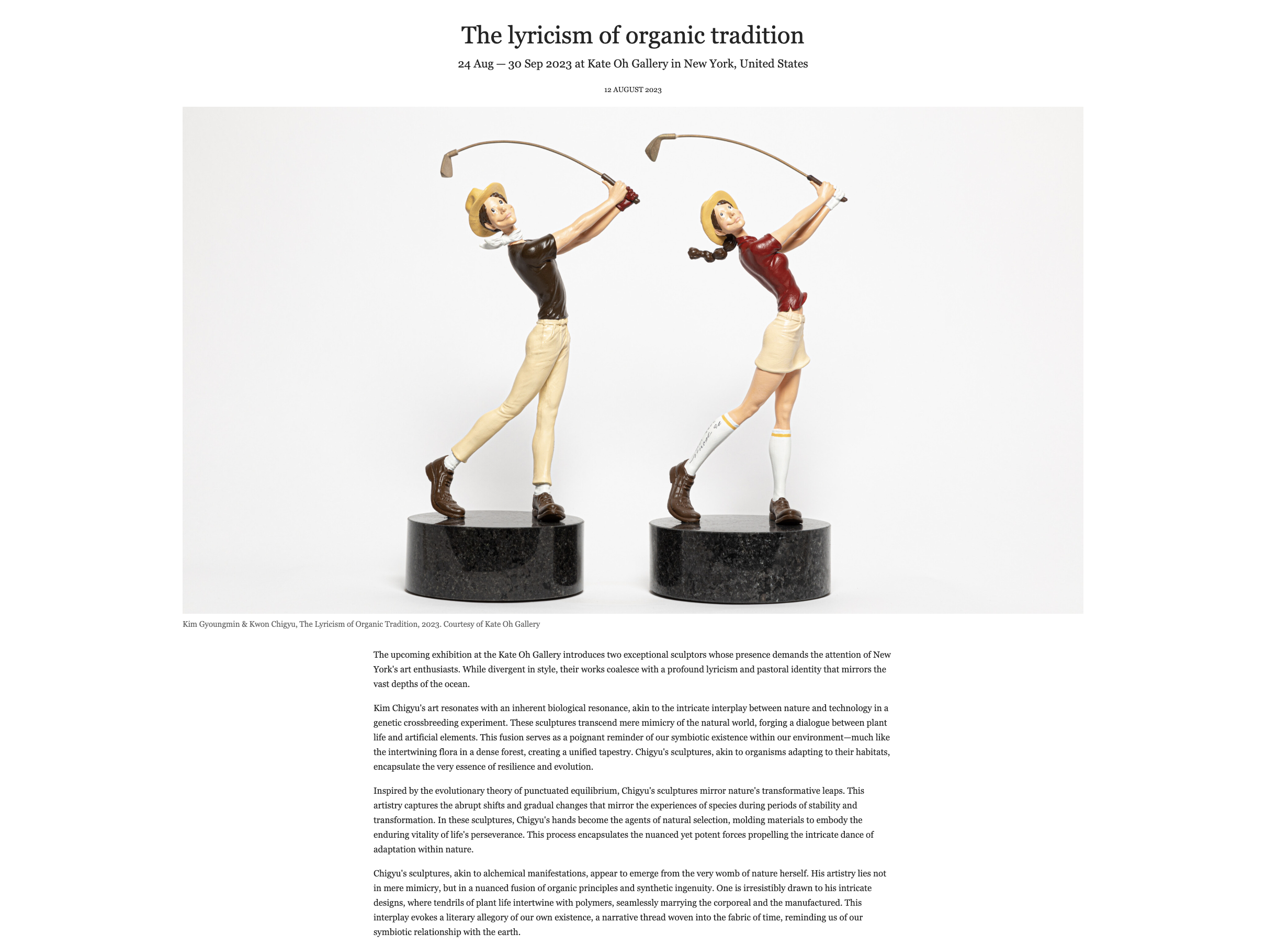 Exhibitions — Kate Oh Gallery
