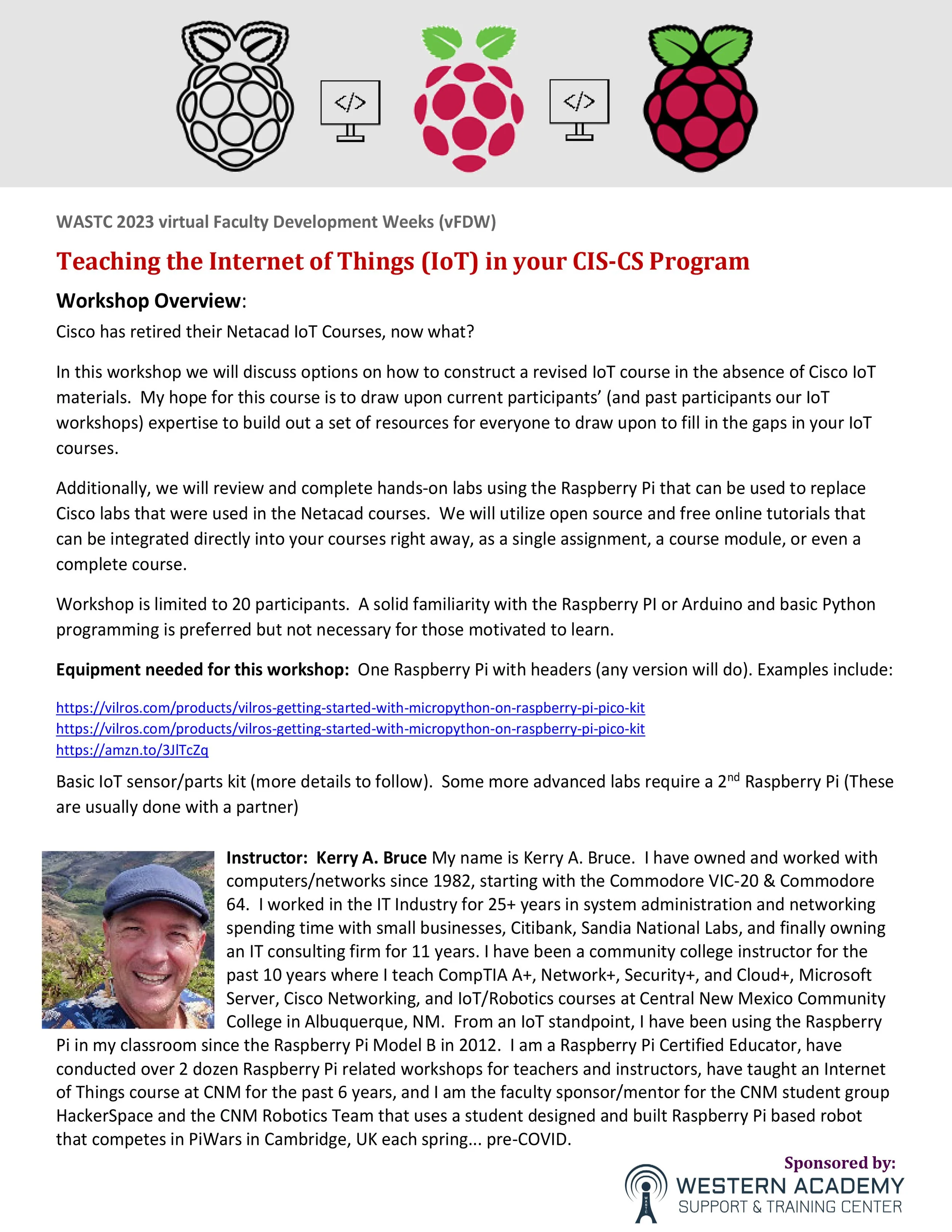 2023 vFDW — Western Academy Support & Training Center (WASTC)