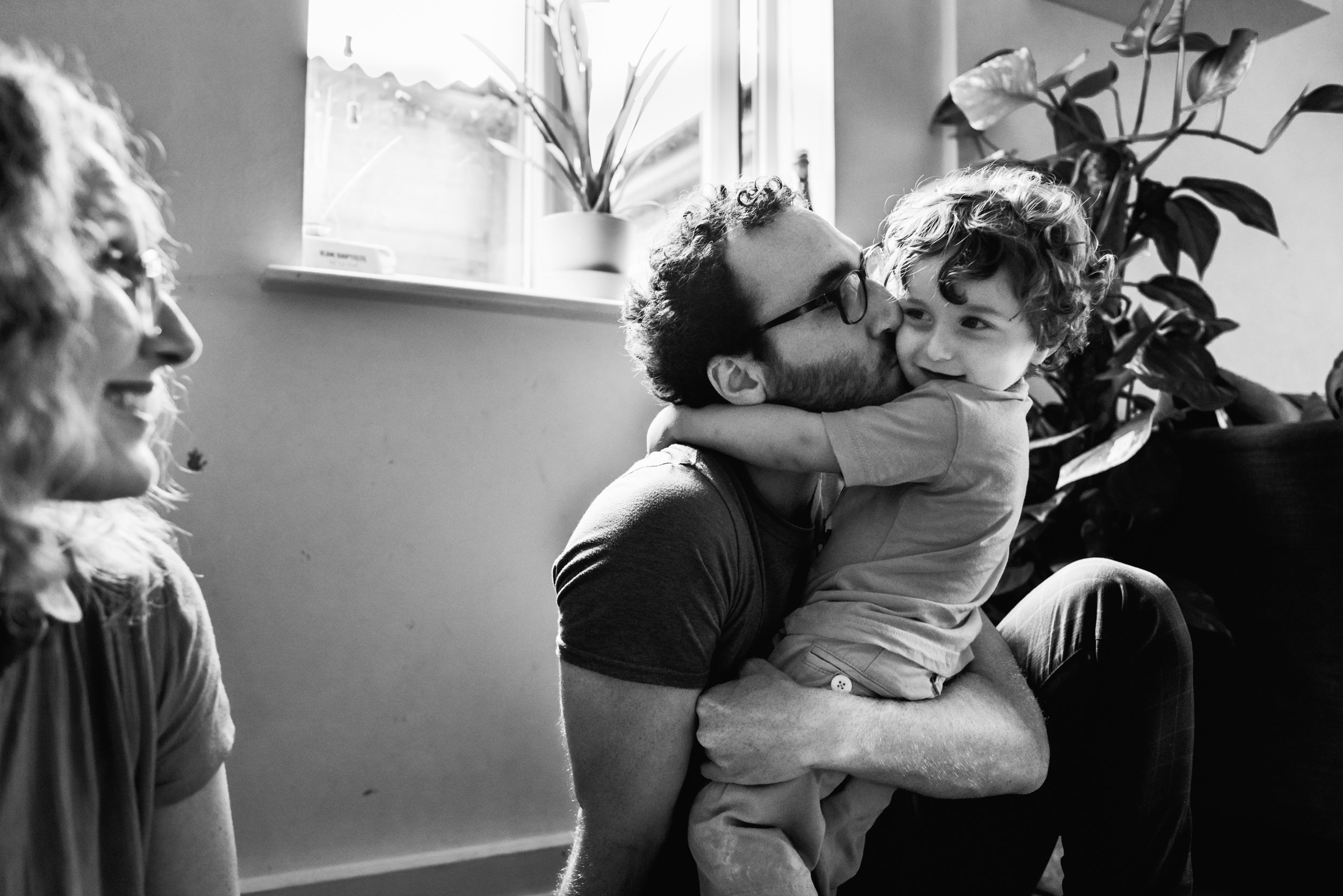 Candid, real life family photoshoot in south west London