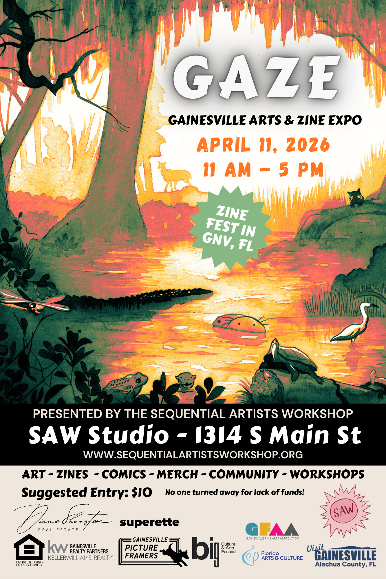 Classes, Workshops & Events in Gainesville — Sequential Artists Workshop