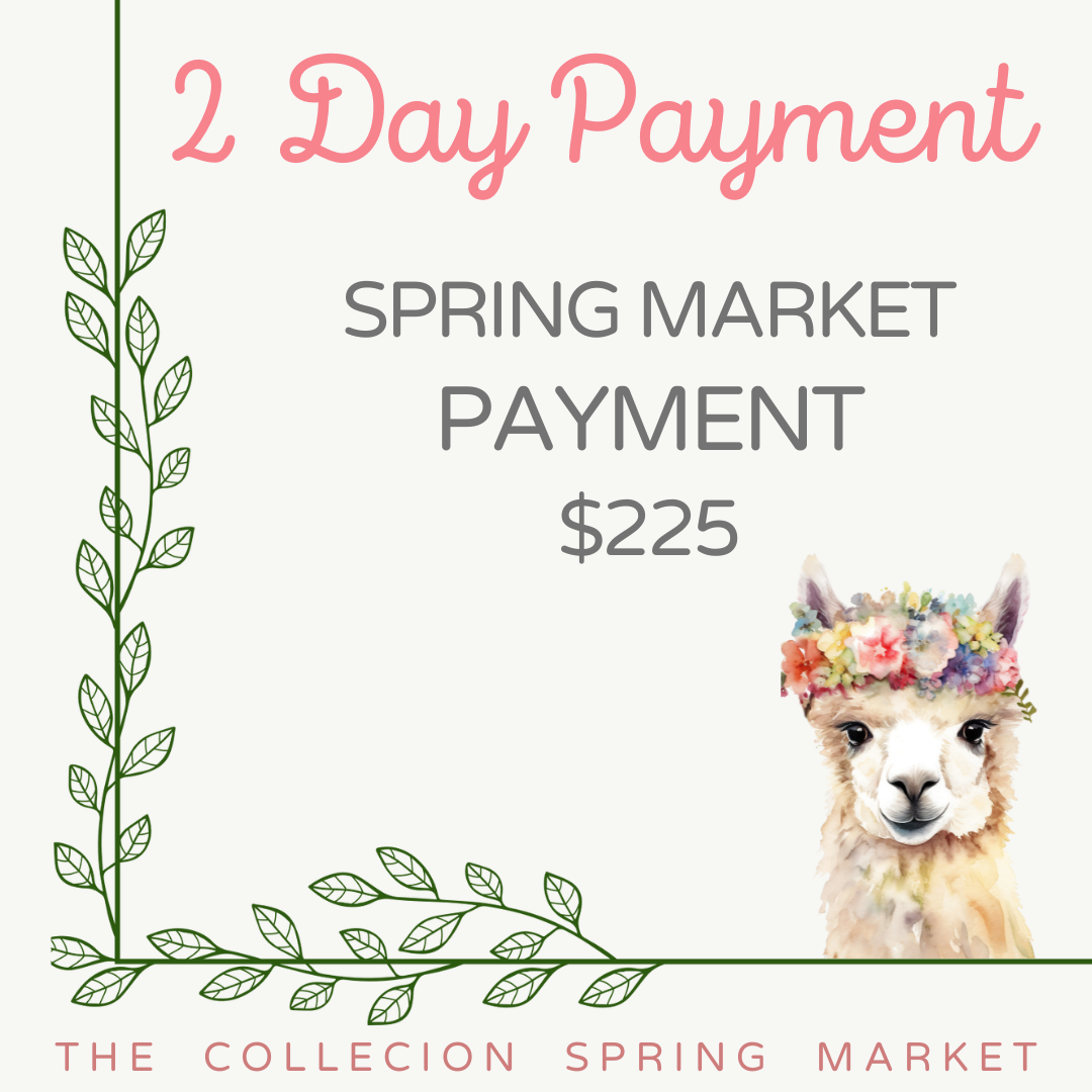 Spring Market Payment — PINE + PIGMENT