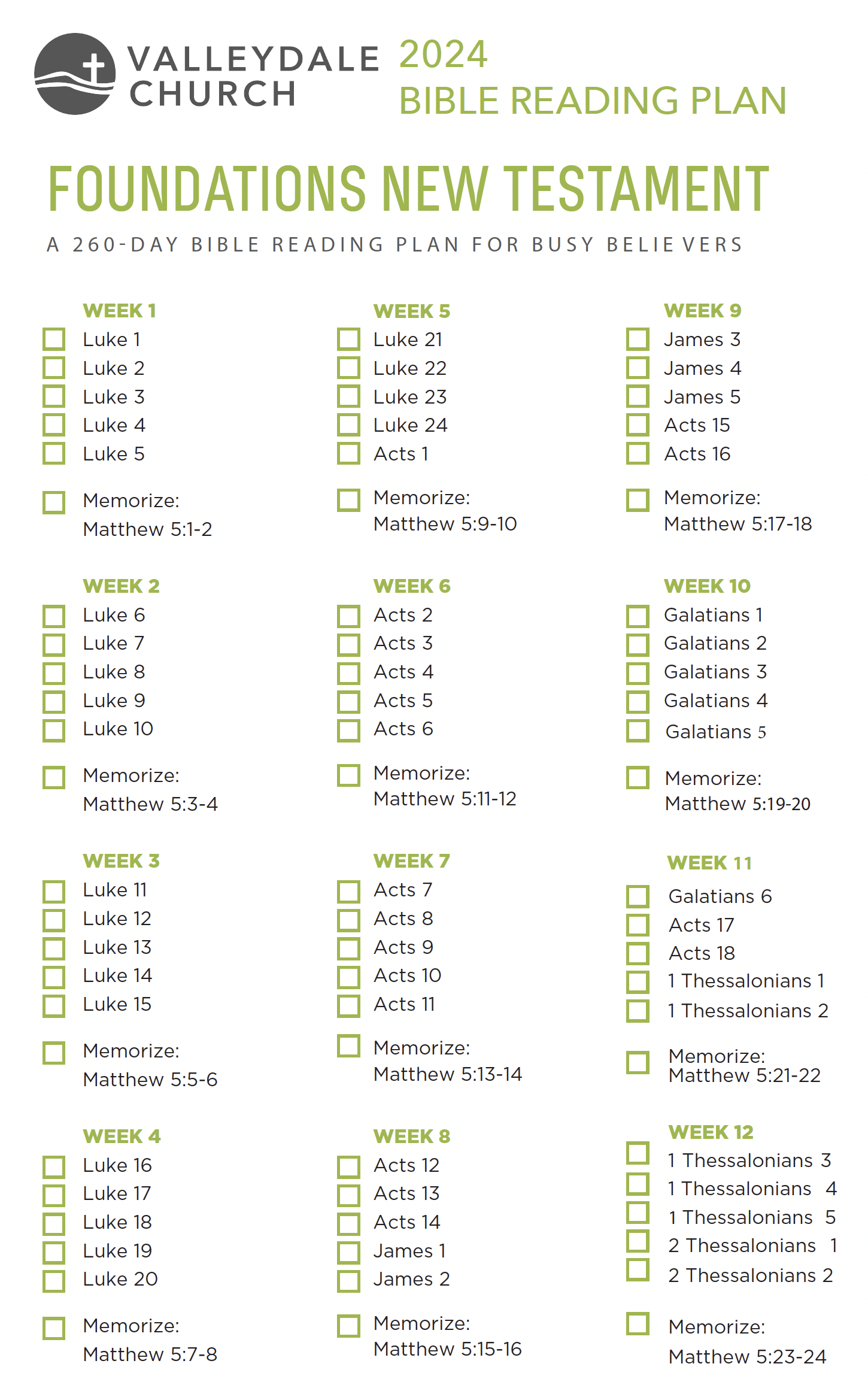 dailybible — Valleydale Church