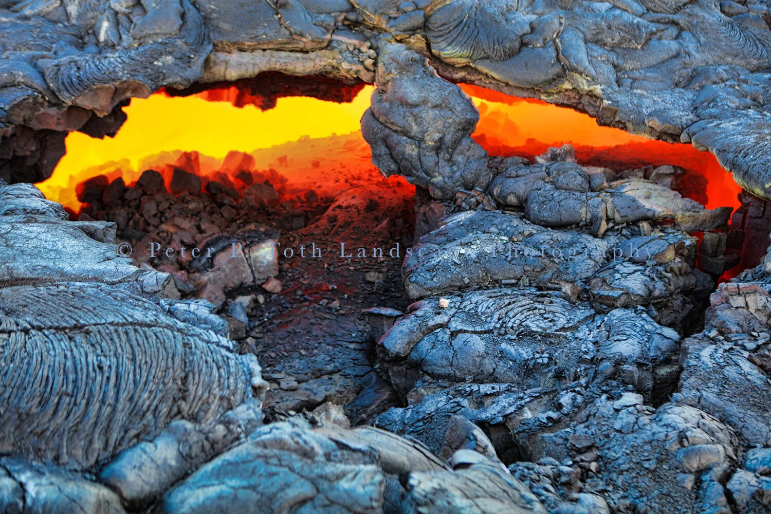 Underground Magma River