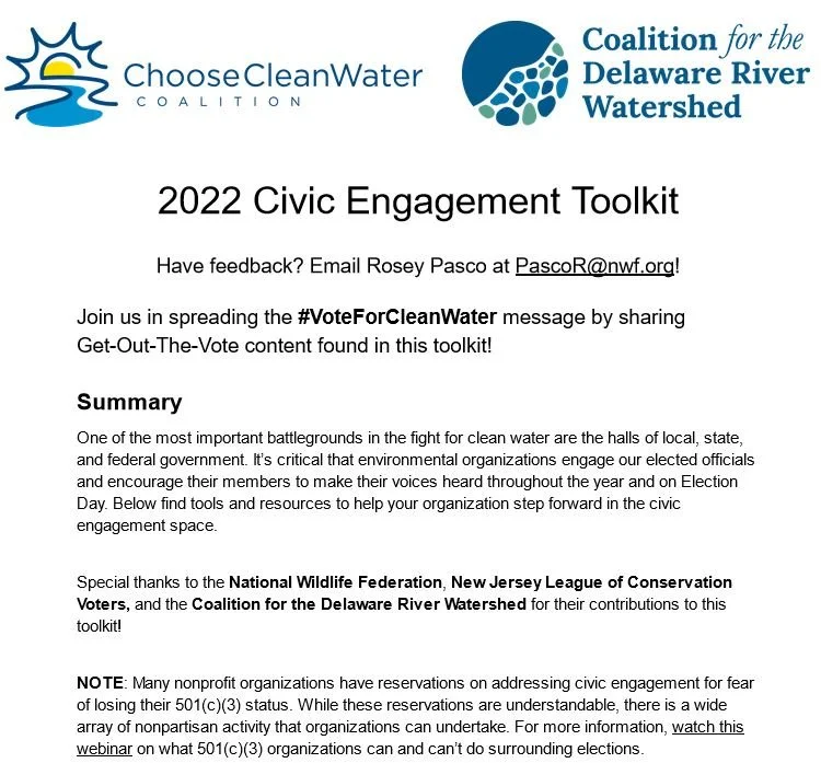 Vote for Clean Water! — Choose Clean Water Coalition