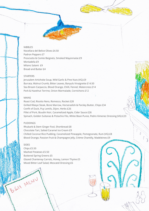 Seasonal dinner menus - Bourne & Hollingsworth Buildings - Bourne ...