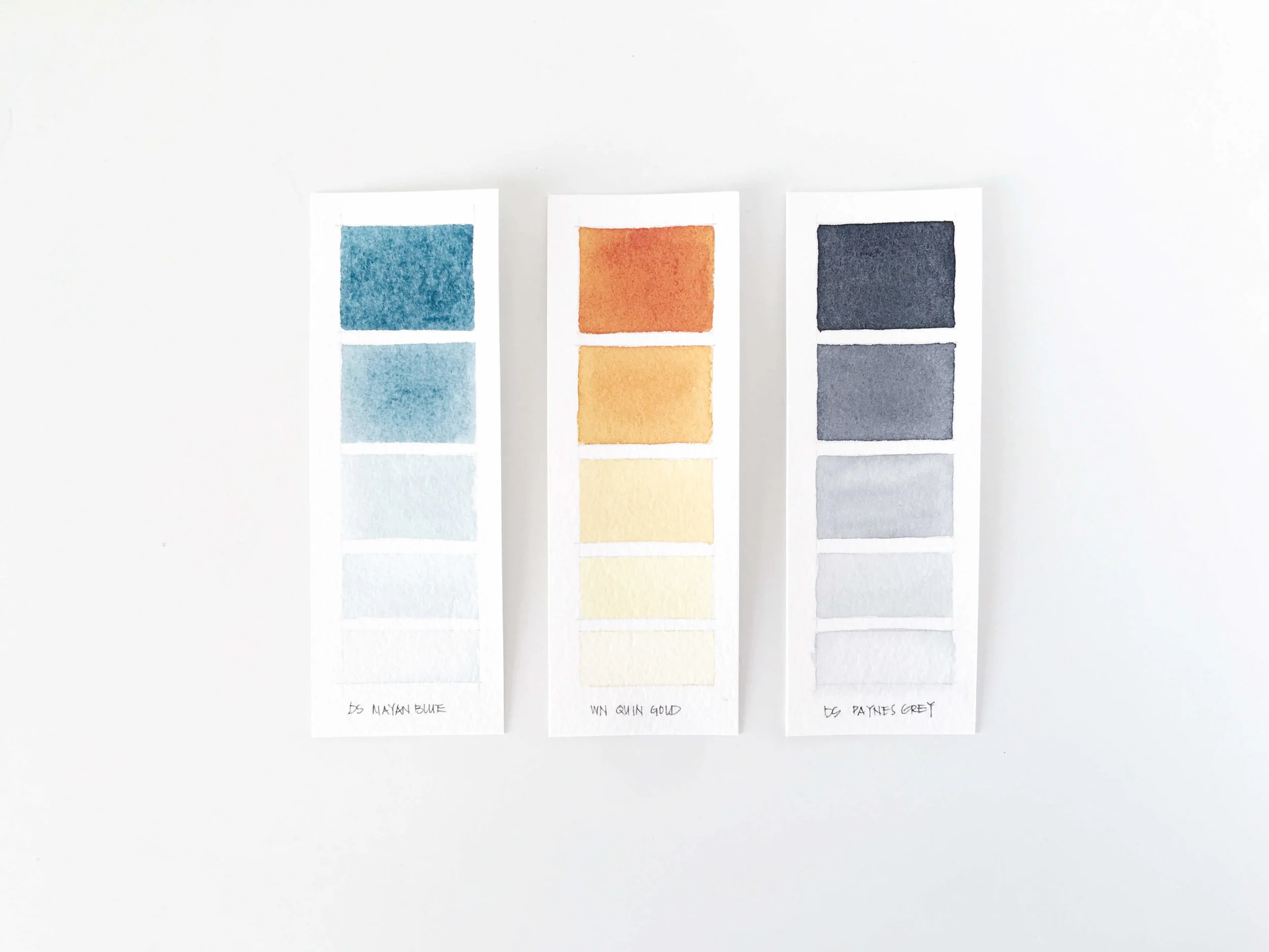 5 Types of Watercolor Charts - Type 2: Value Scales | Susan Chiang