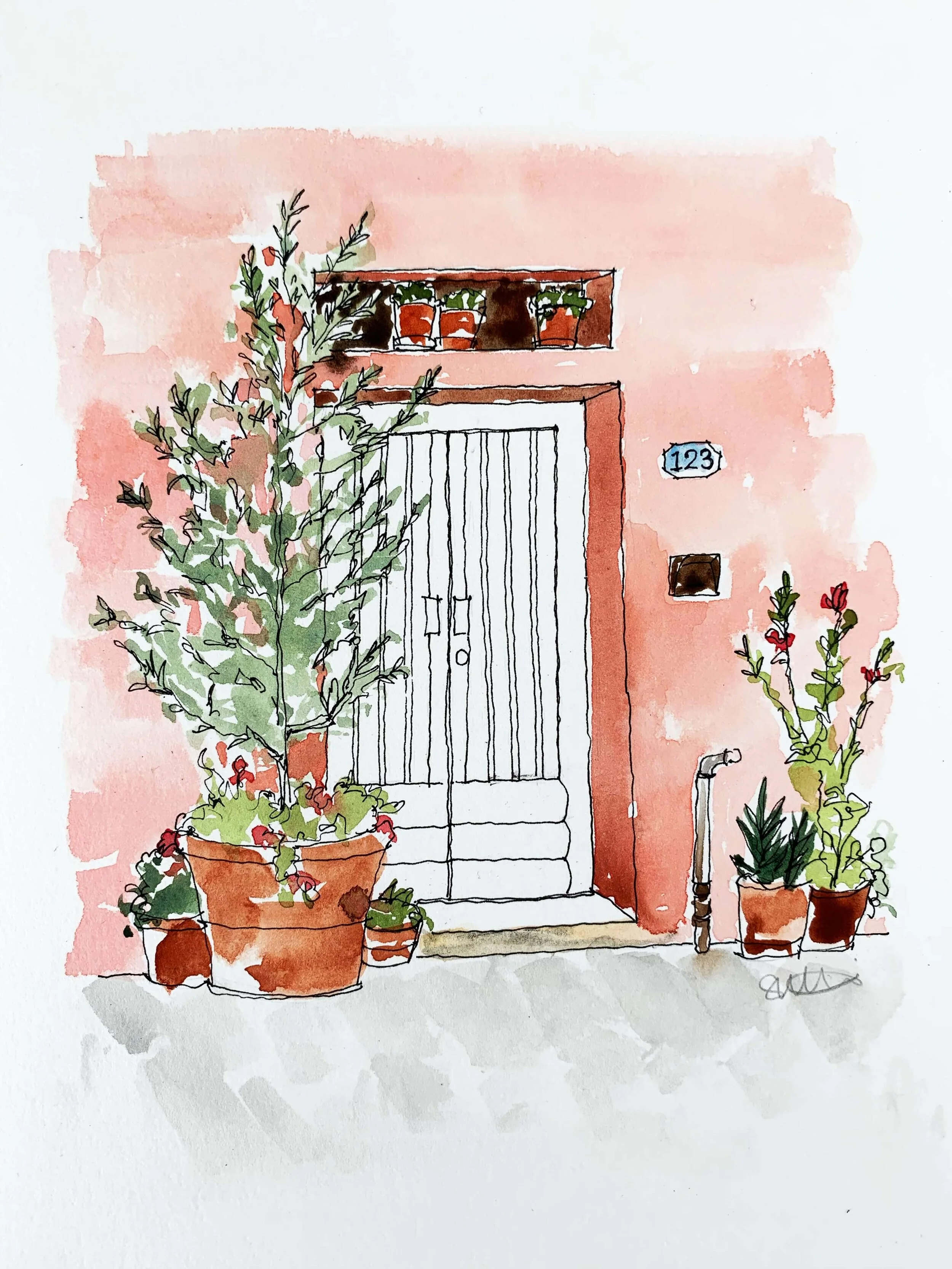 Exploring Hot Press & Rough Watercolor Papers | Susan Chiang