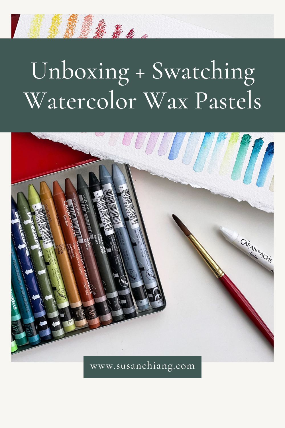 Watercolor Wax Pastels | Susan Chiang