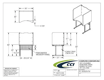 PV Testing Carrel — Computer Comforts, Inc.