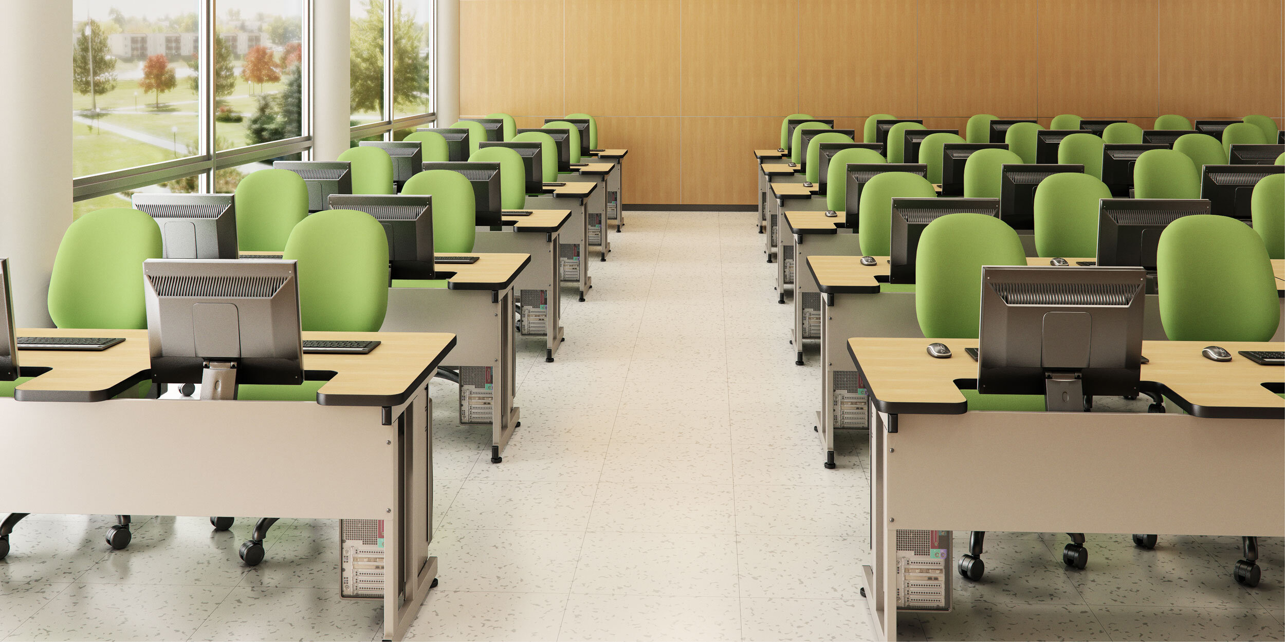 Recessed LCD Table — Computer Comforts, Inc.