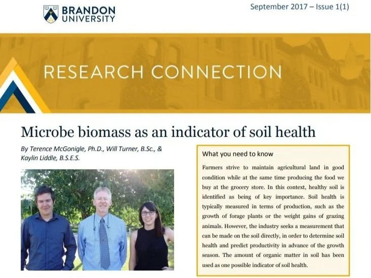 Microbial biomass as an indicator of soil health — Manitoba Beef ...