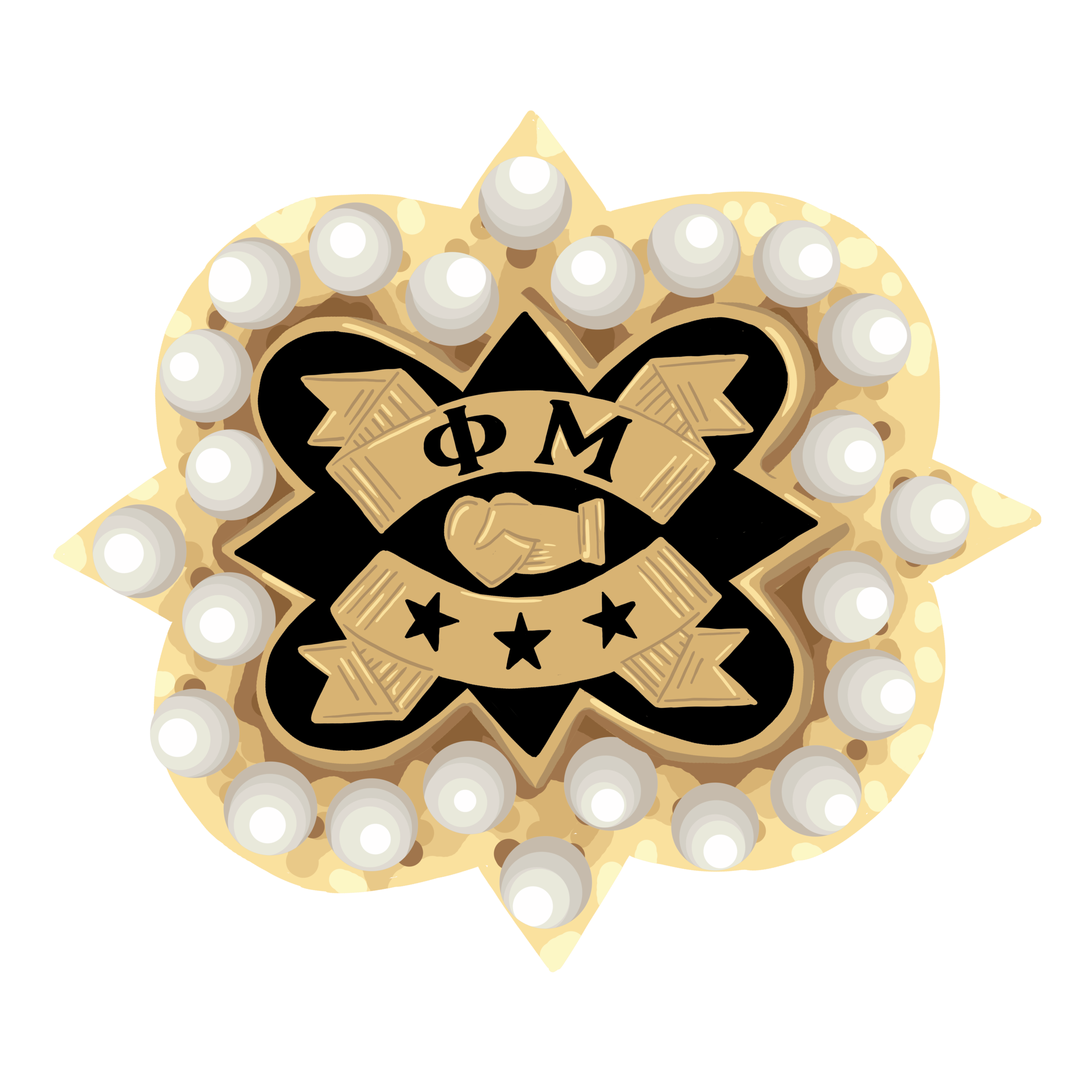 Phi Mu Badge