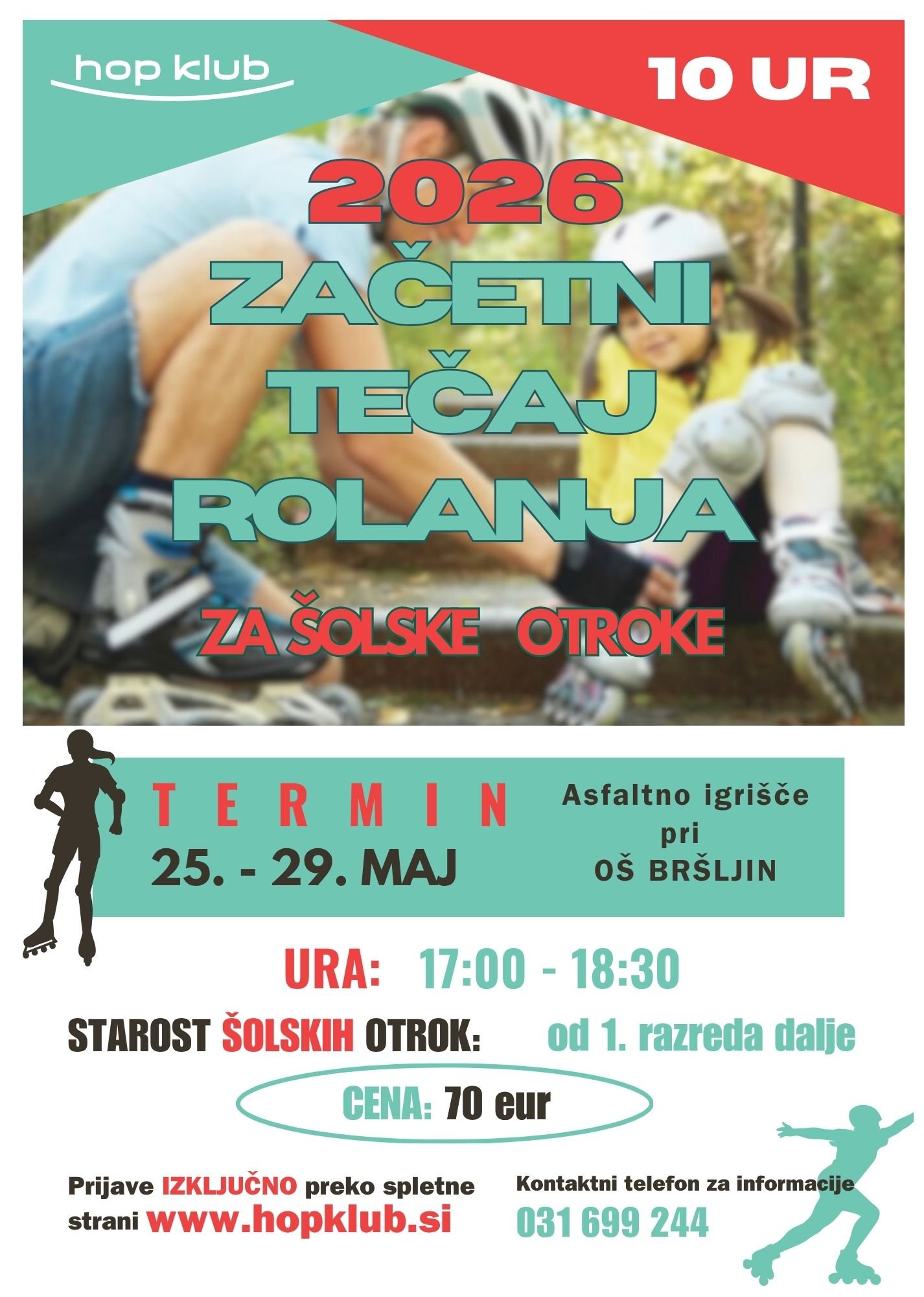 Tečaji rolanja Novo mesto — Hop Klub