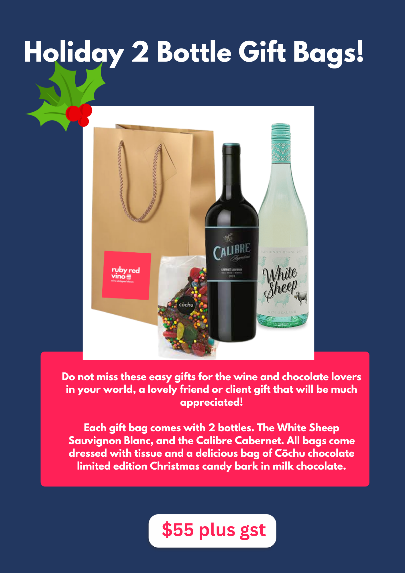 ORDER WINE — Ruby Red Vino