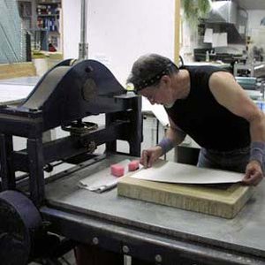 Creating a Stone Lithograph — Warnock Fine Arts