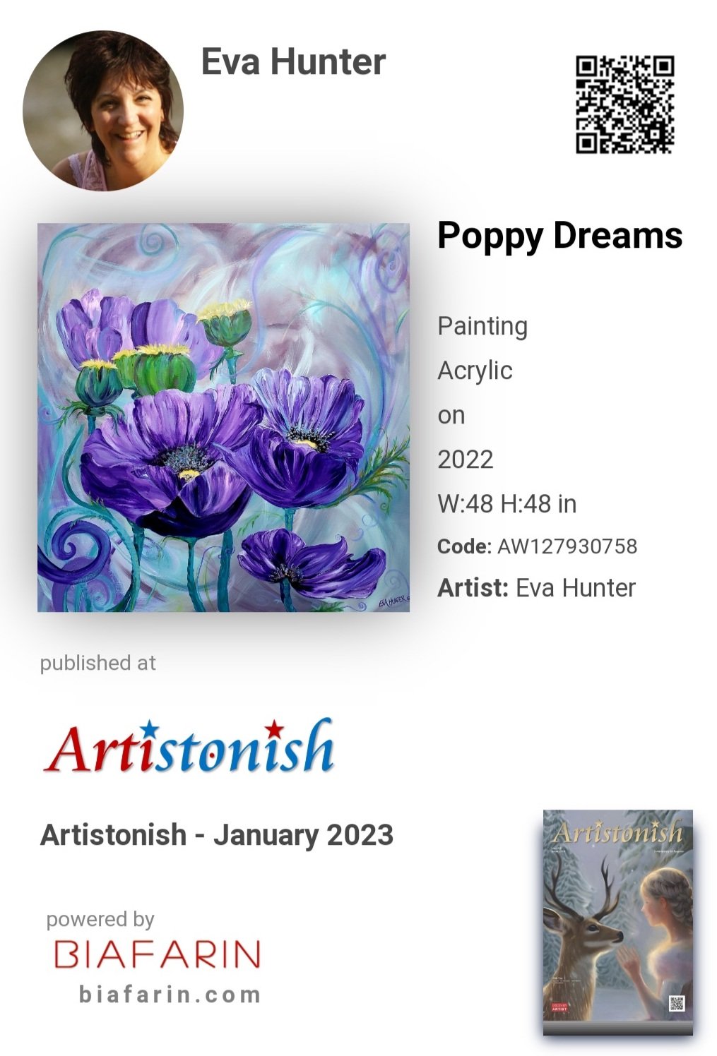 Watercolors, Oils, Pastels | Eva M. Hunter