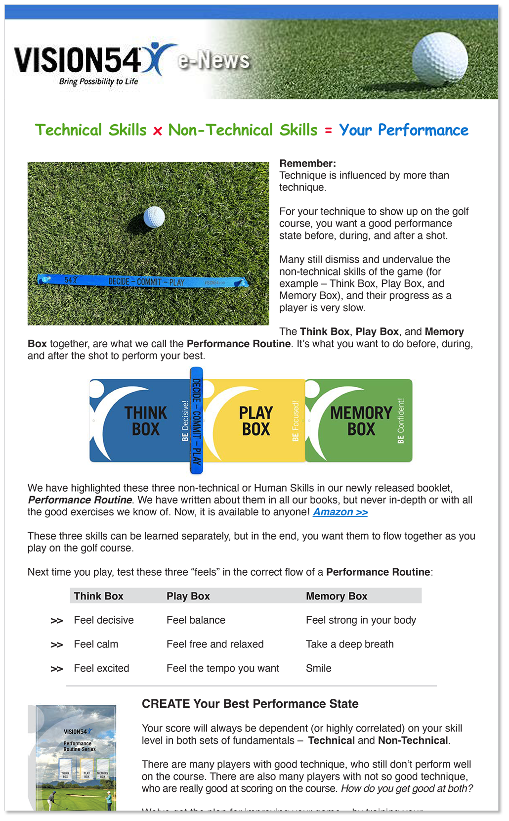 VISION54 eNews — VISION54