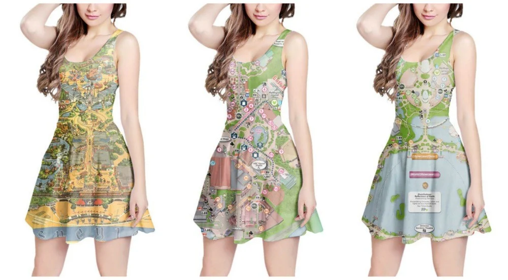 Never Get Lost In The Park Again In This Disneyland Parks Dress ...