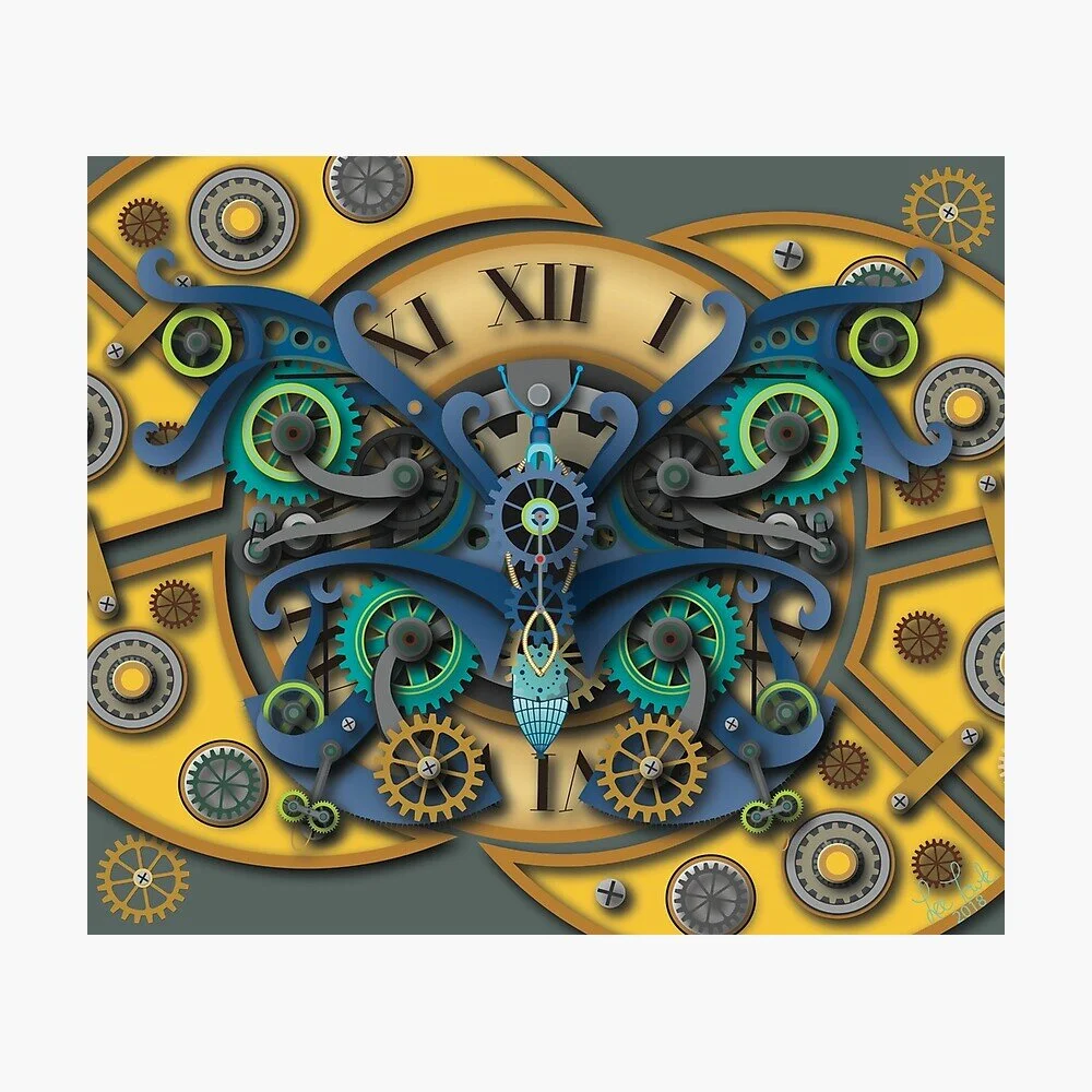 Clock Gears Art