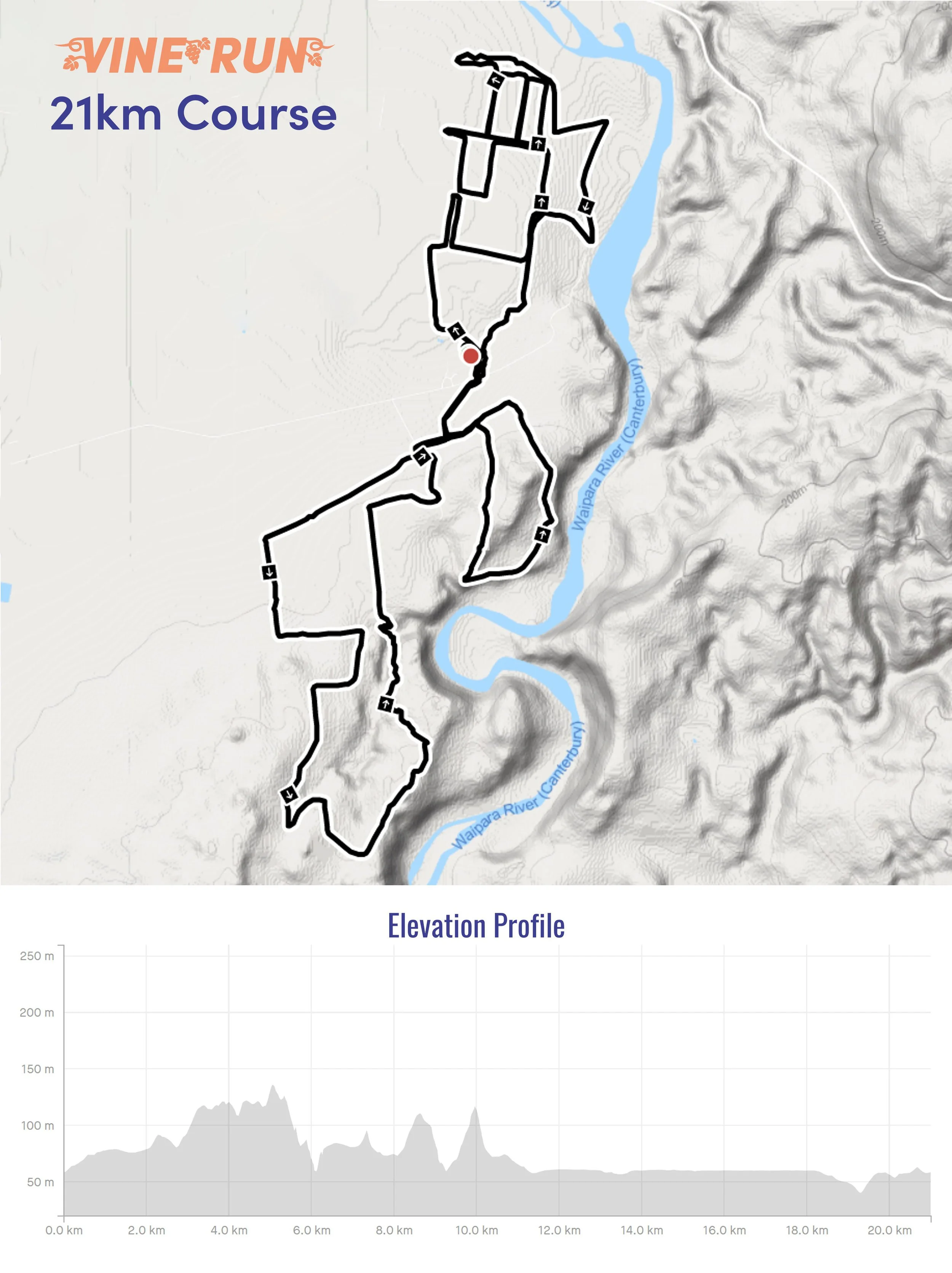 The Vine Run Course — Pegasus Bay Vine Run