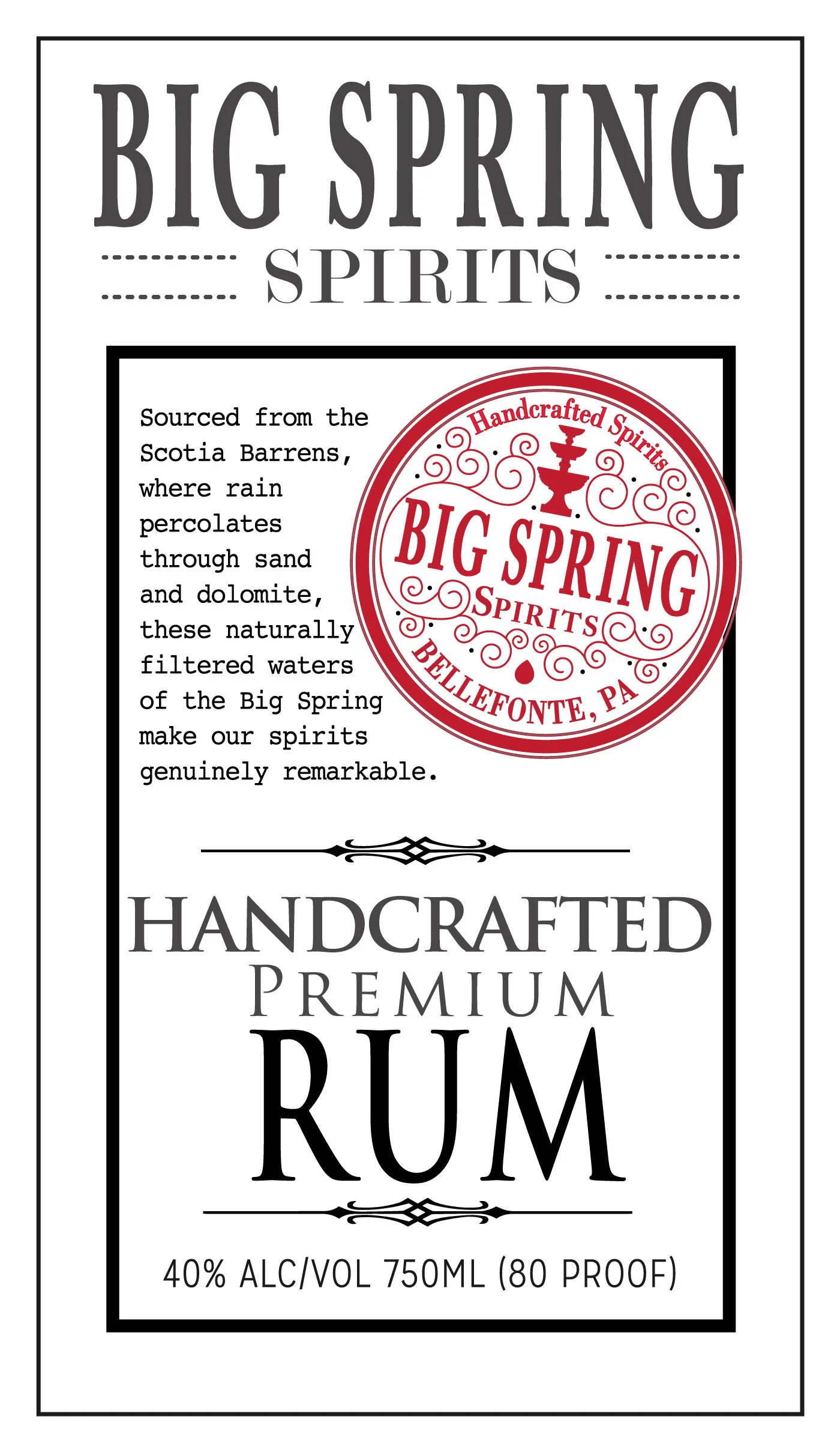 Online Store — Big Spring Spirits
