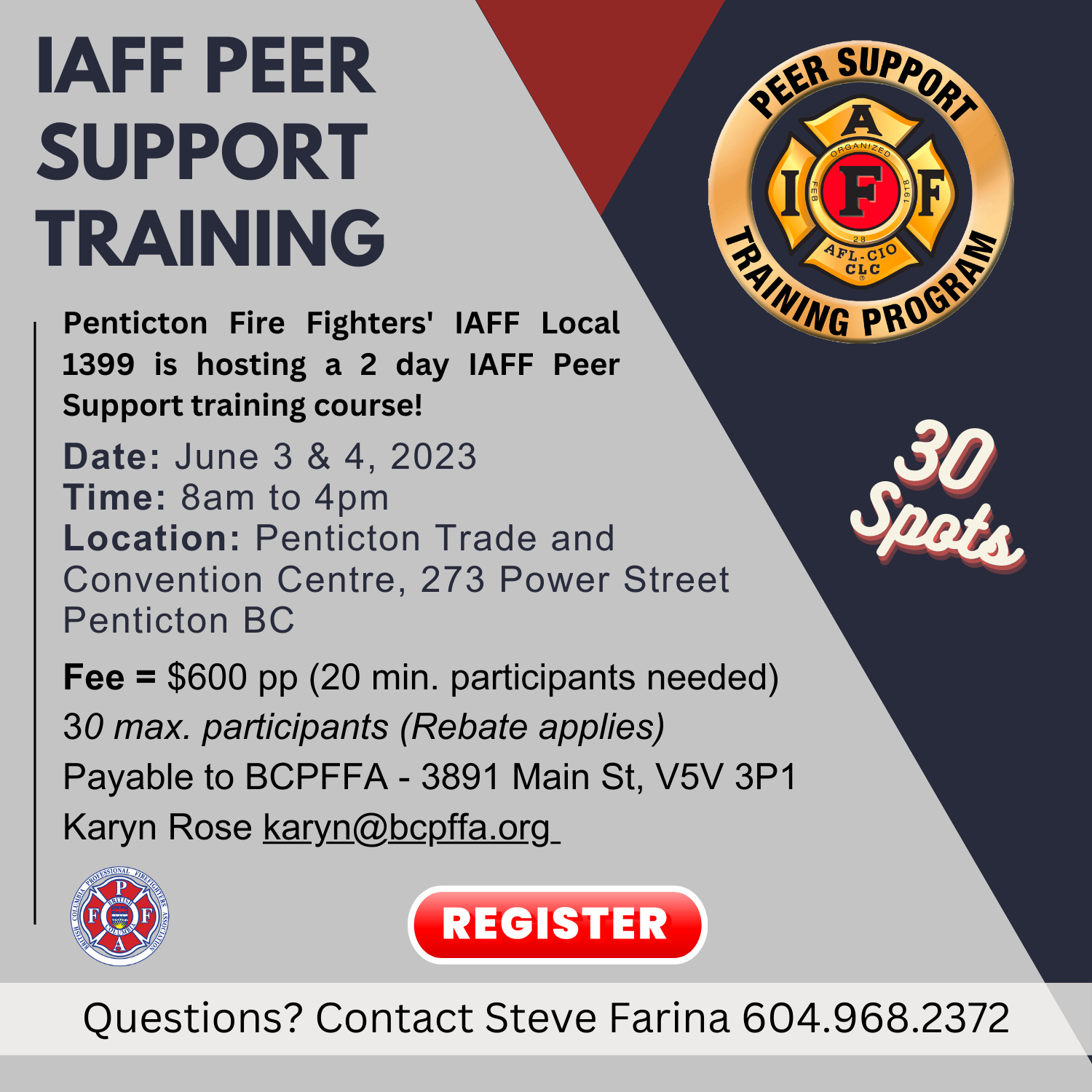 IAFF Peer Support Training — BC Professional Fire Fighters