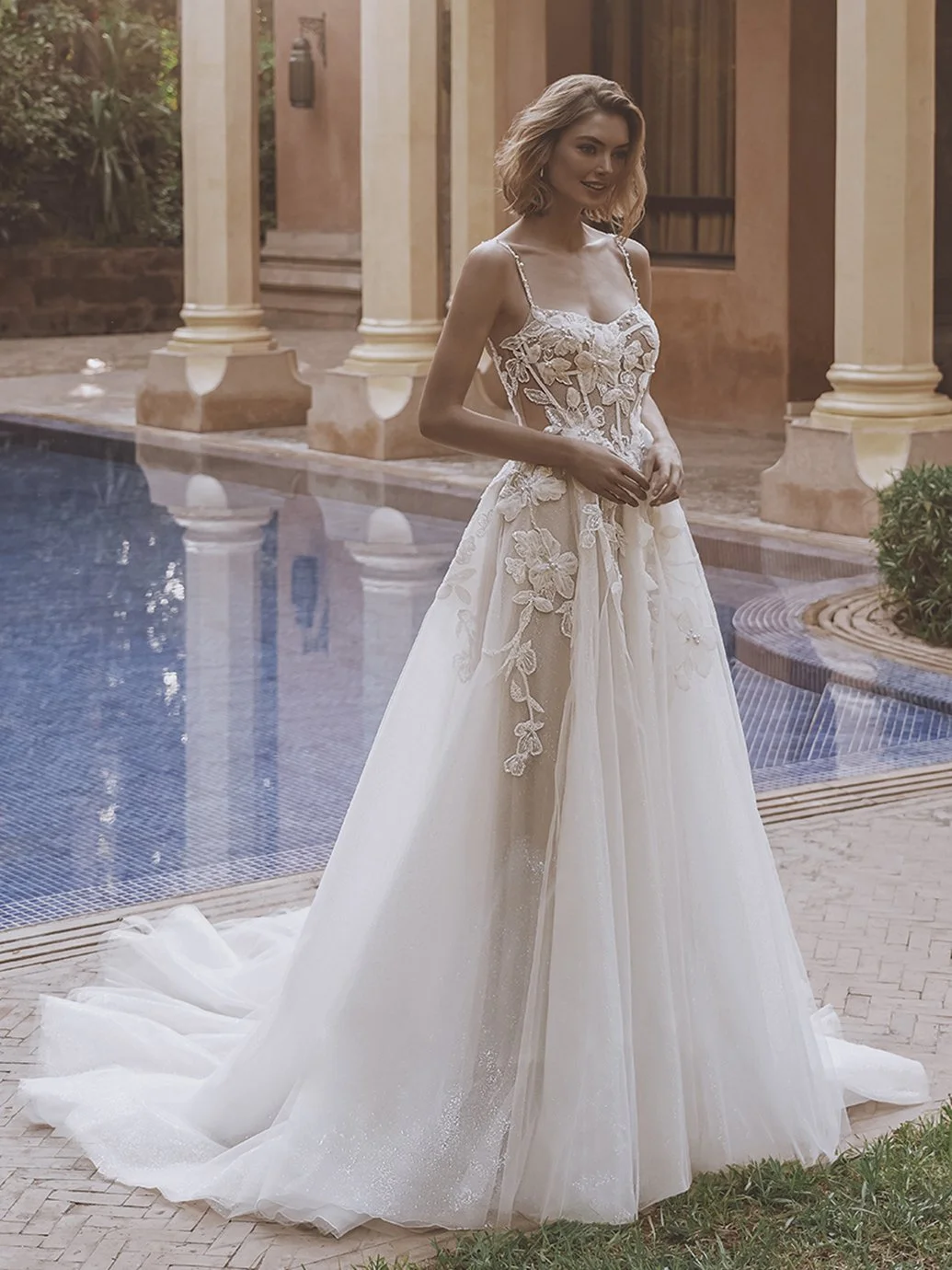 tulle aline wedding dress - wedding dress - san diego wedding dress ...