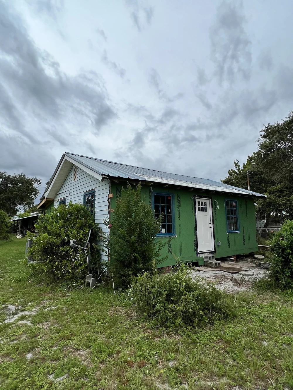 The Exterior of the Beach Shack is Painted & Here's the Color We Chose ...