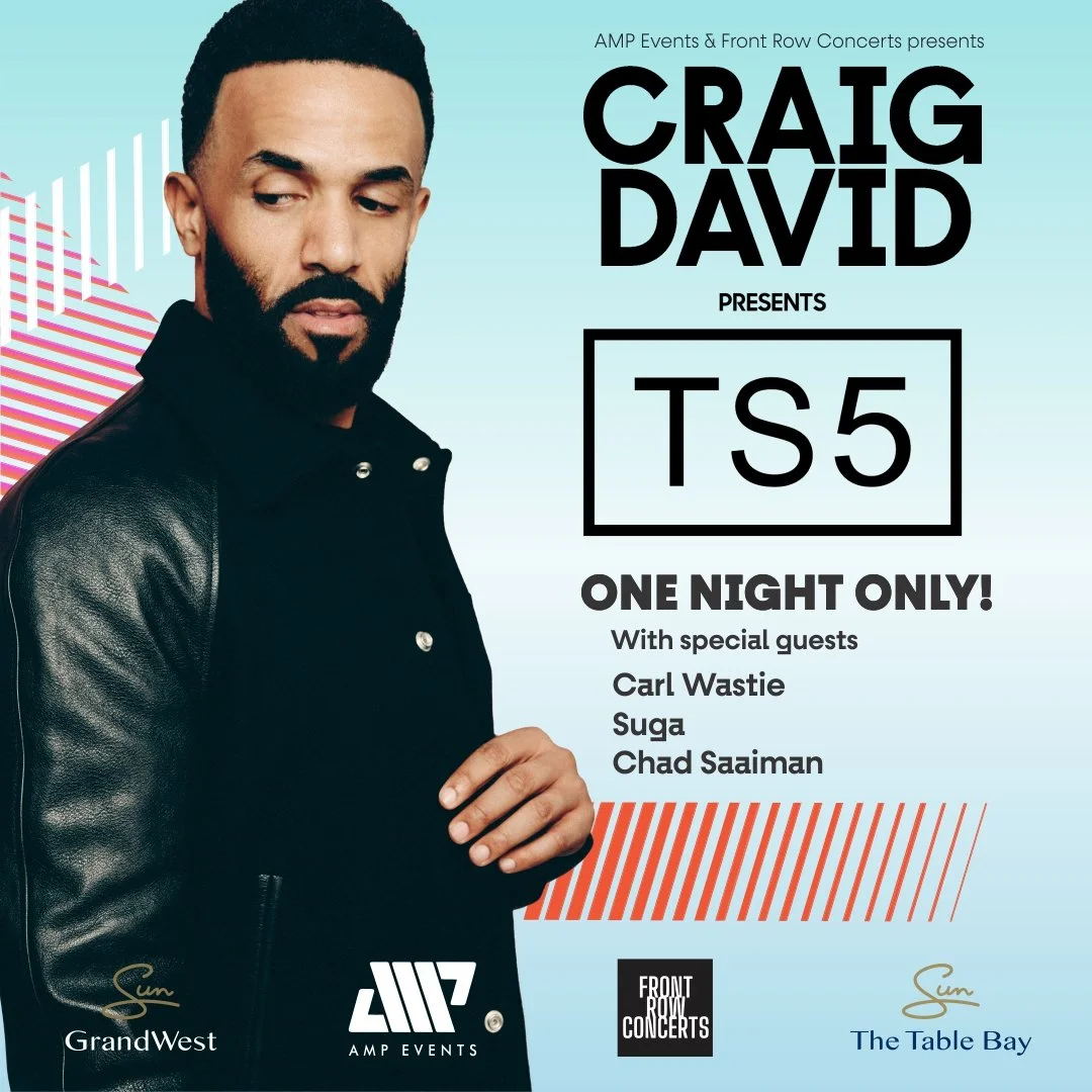 Craig David Announces Once-Off Cape Town Show of 'Craig David Presents ...