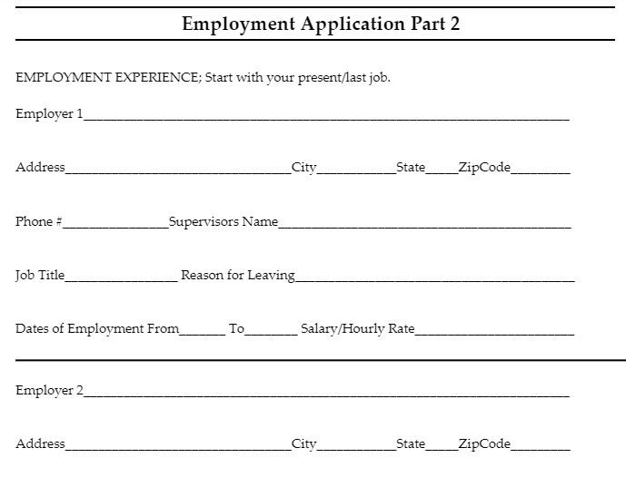 Coffee Shop Job Application Template | Coffee Shop Resources x ...