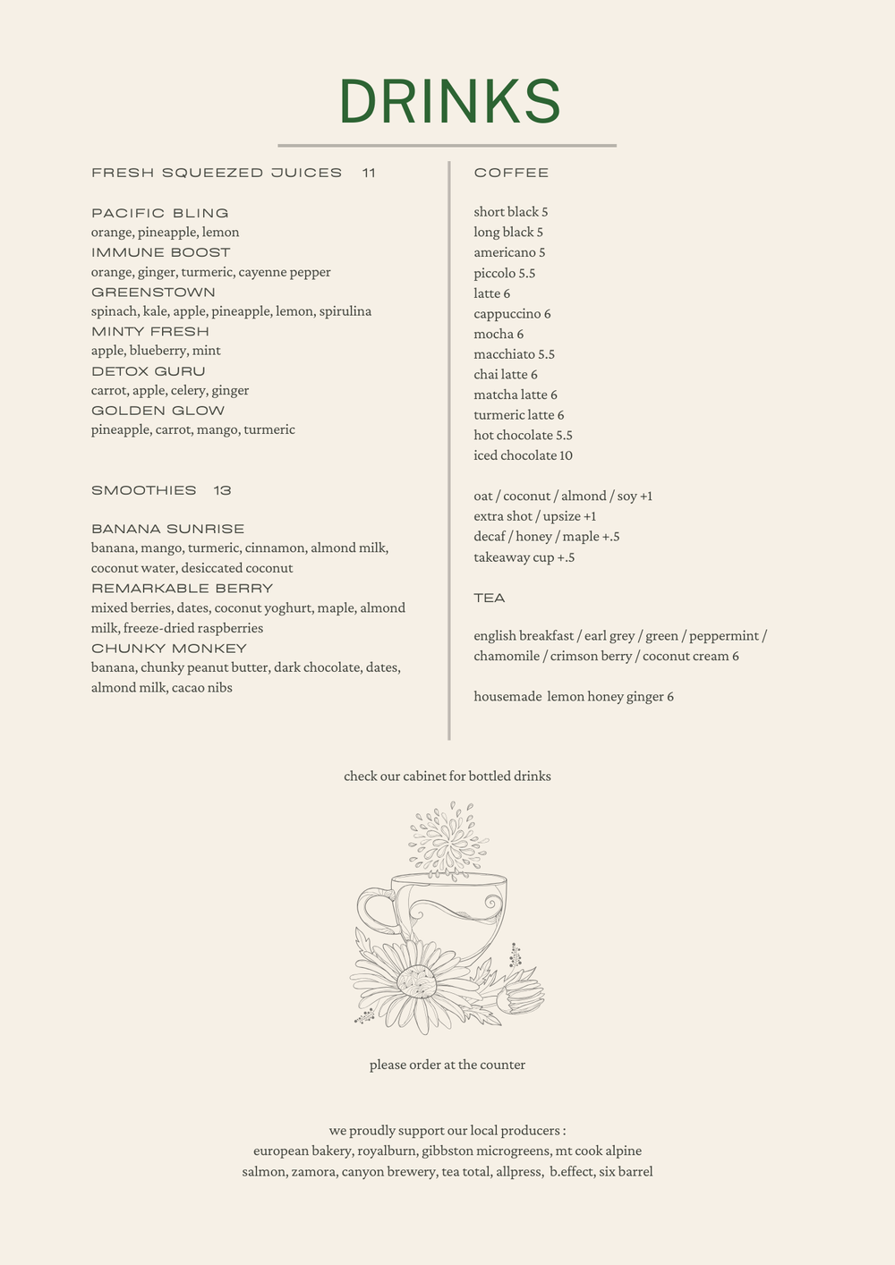 Drink — Vudu Cafe & Larder