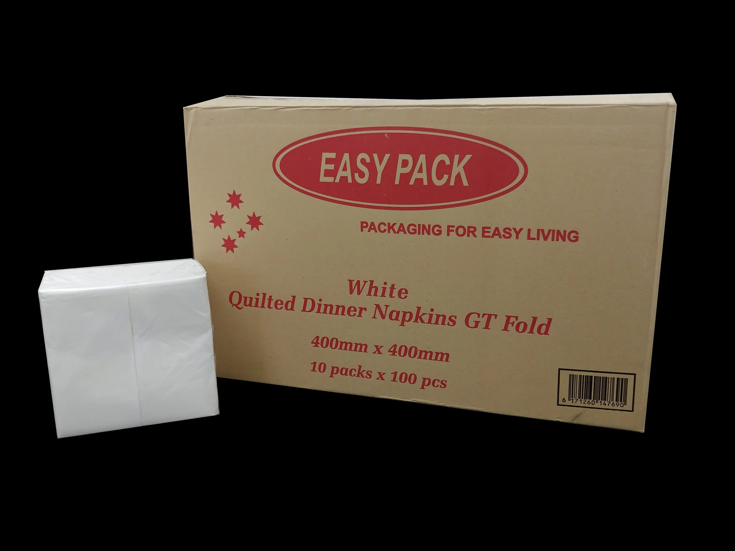 Quilted Dinner Napkins — Easy Pack Australia Pty Ltd