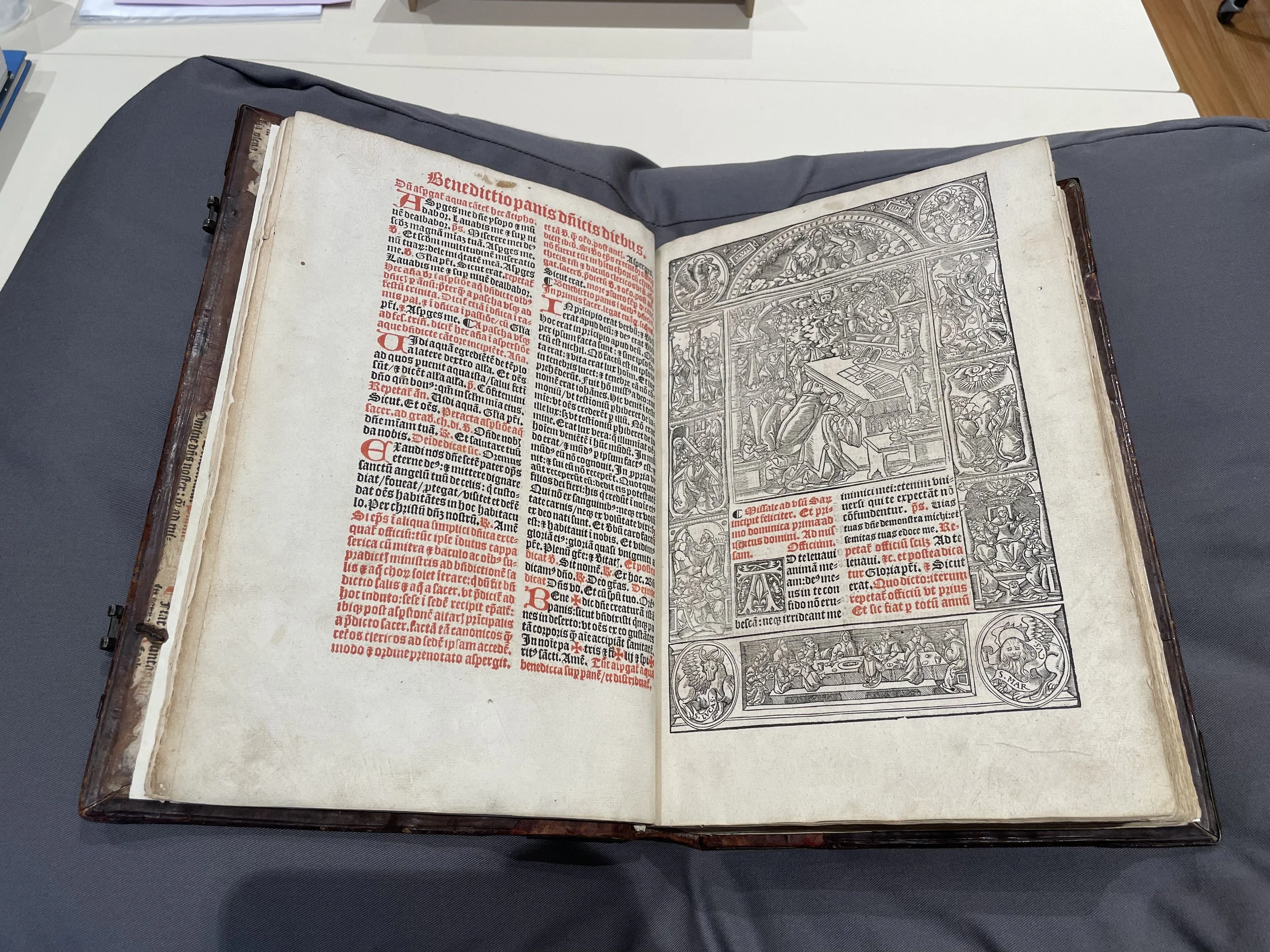 Sarum Missal, 16th century — Rochester Cathedral