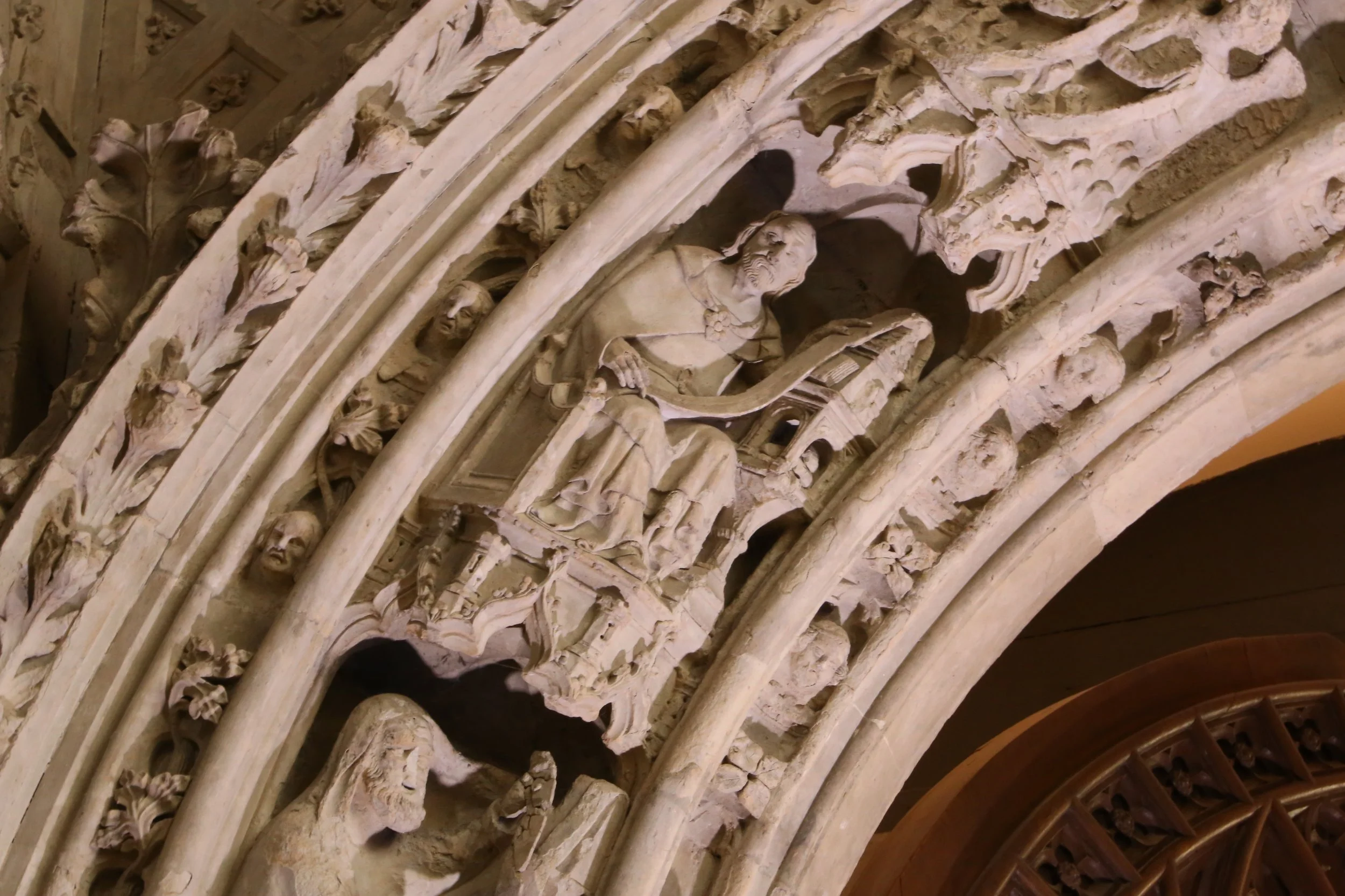 Chapter Library Doorway, c. 1340 — Rochester Cathedral