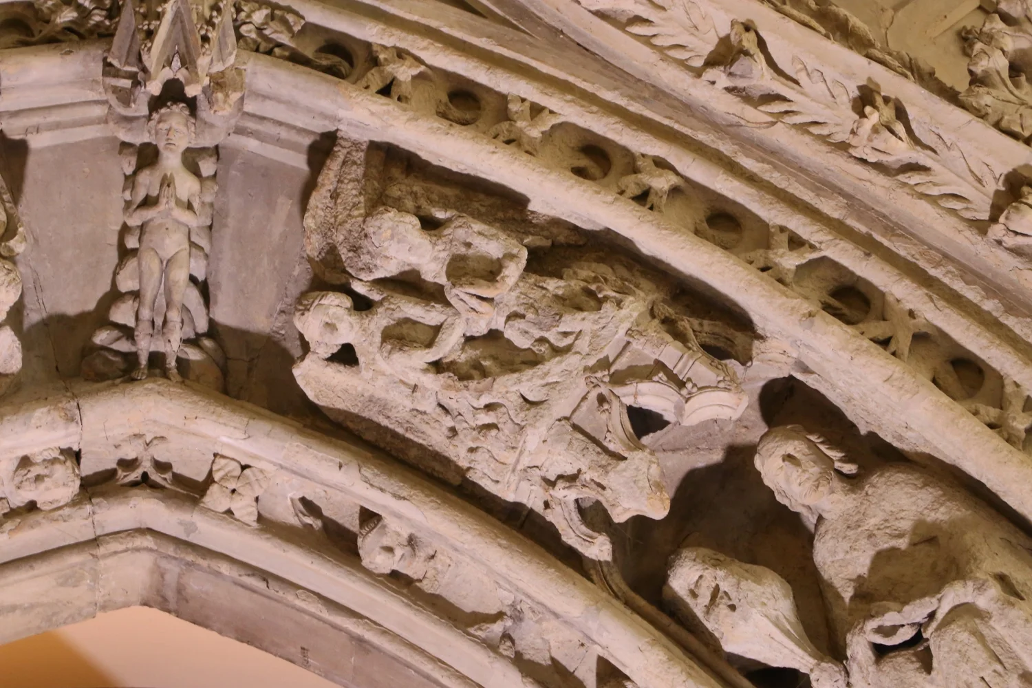 Chapter Library Doorway, c. 1340 — Rochester Cathedral