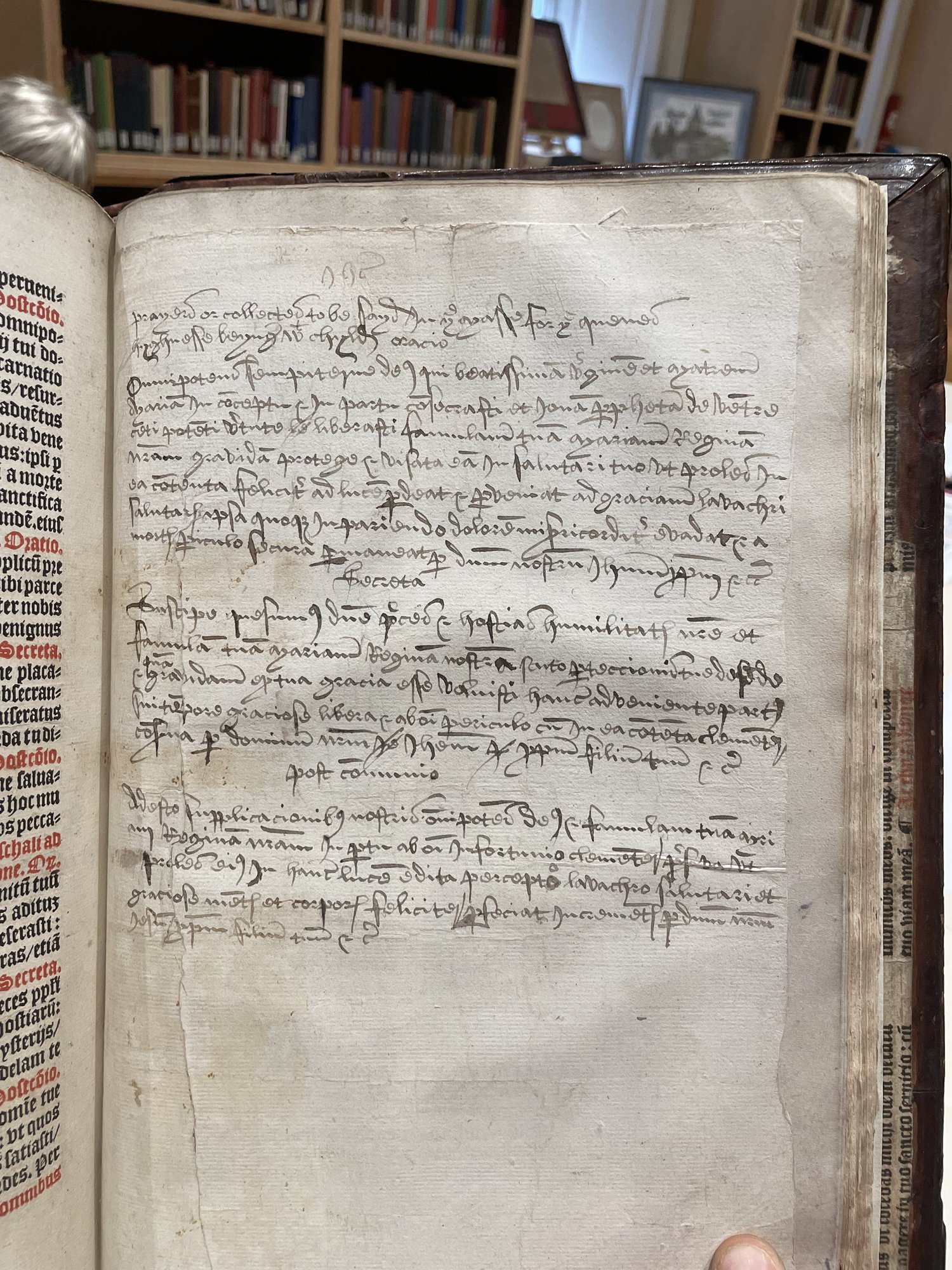 Sarum Missal, 16th century — Rochester Cathedral