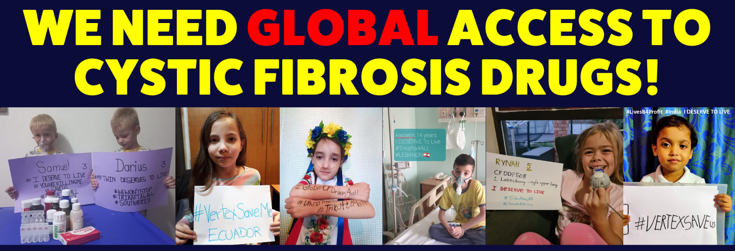 Global access to CF drugs now! — Just Treatment
