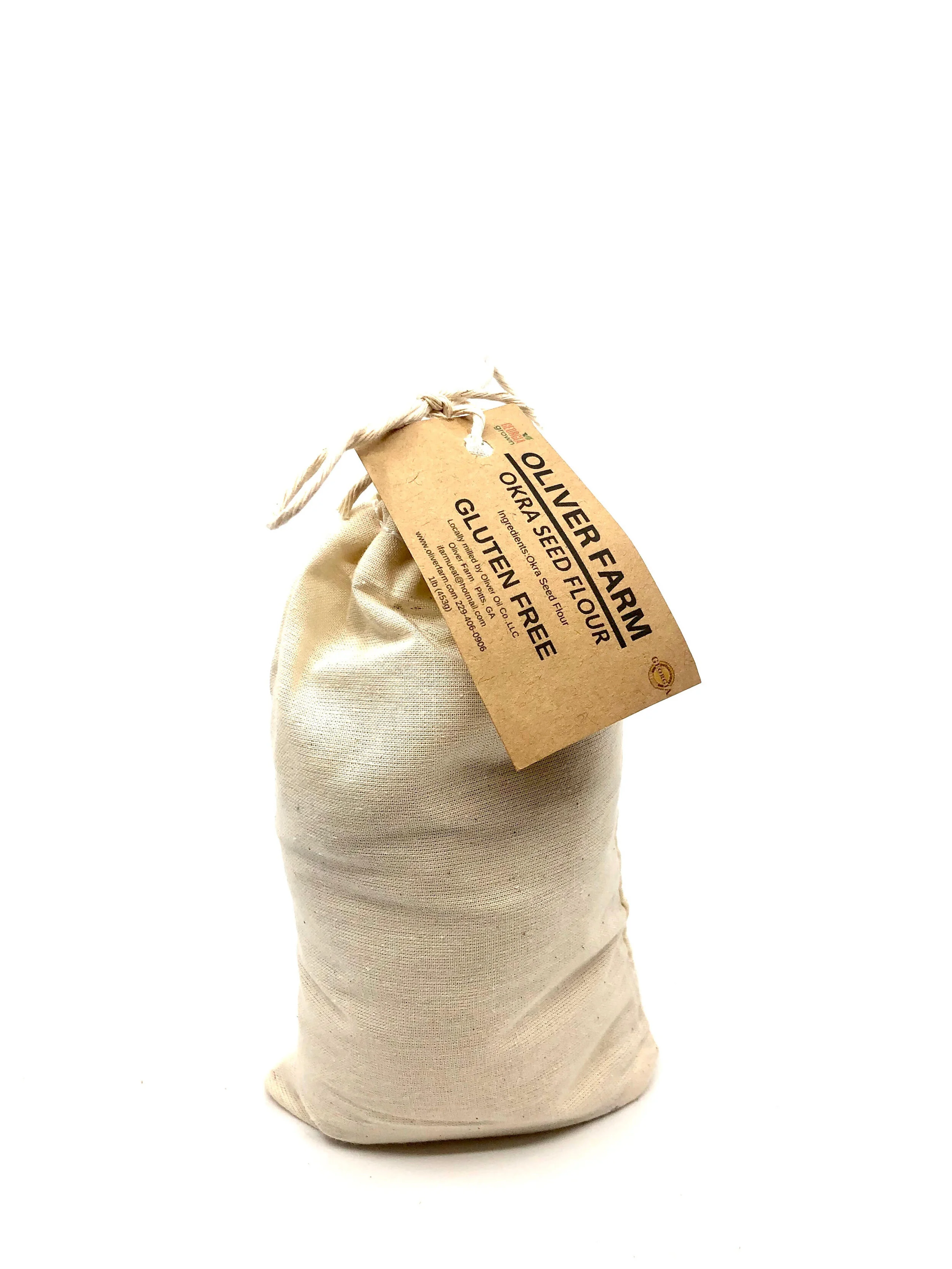 Okra Flour 1lb—Oliver Farm Artisan Oils