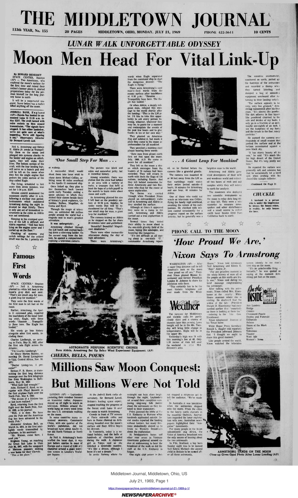 Neil Magazine Armstrong Tnewspaper Neil Armstrongime