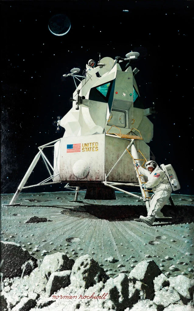 Moon Landing Art