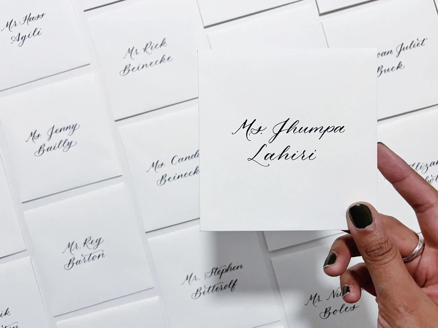 NYC Calligrapher & Engraver | Ranisha Singh