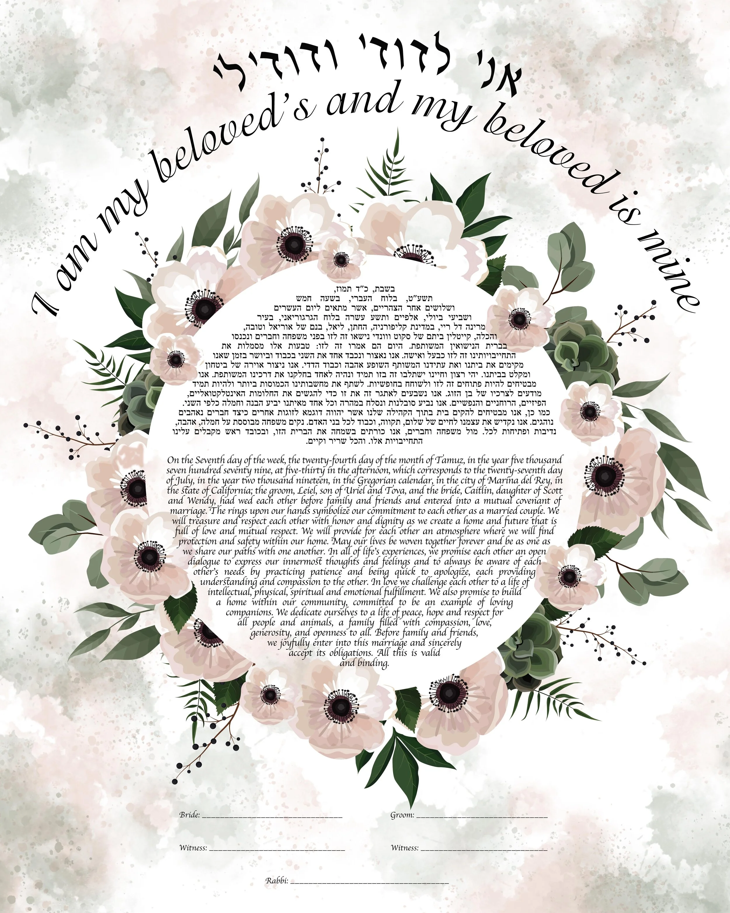 Build Your Ketubah — Interfaith Weddings & Custom Ketubahs