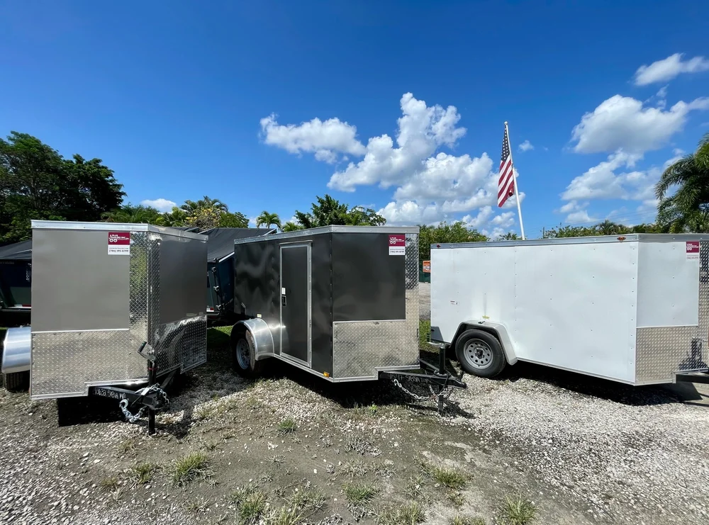 V-Nosed Enclosed Cargo Trailer — A PLUS TRAILERS INC.