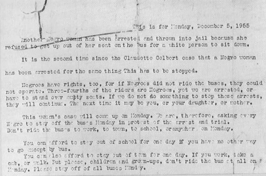 Montgomery Bus Boycott Mythbuster Quiz — Civil Rights Teaching