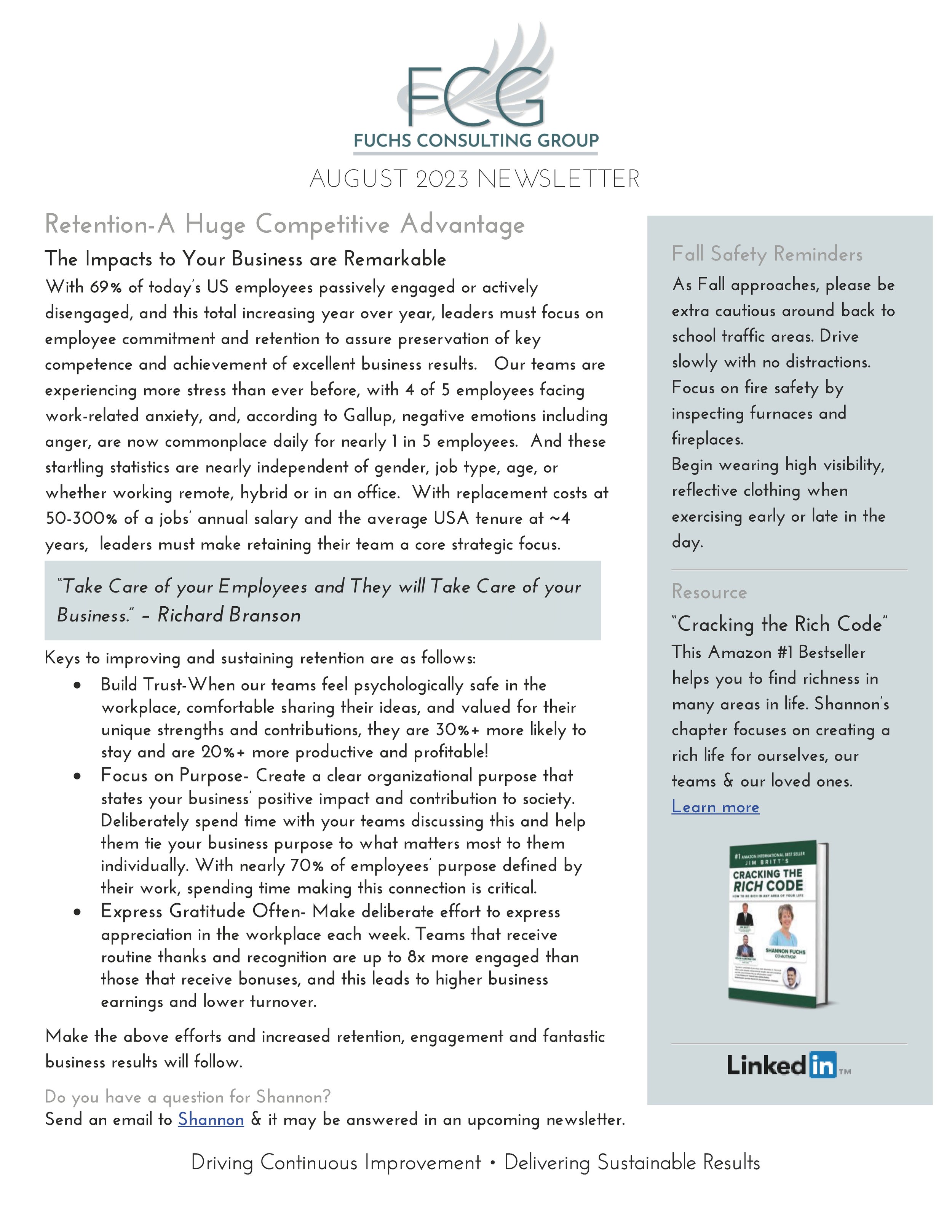 About Shannon — Fuchs Consulting Group