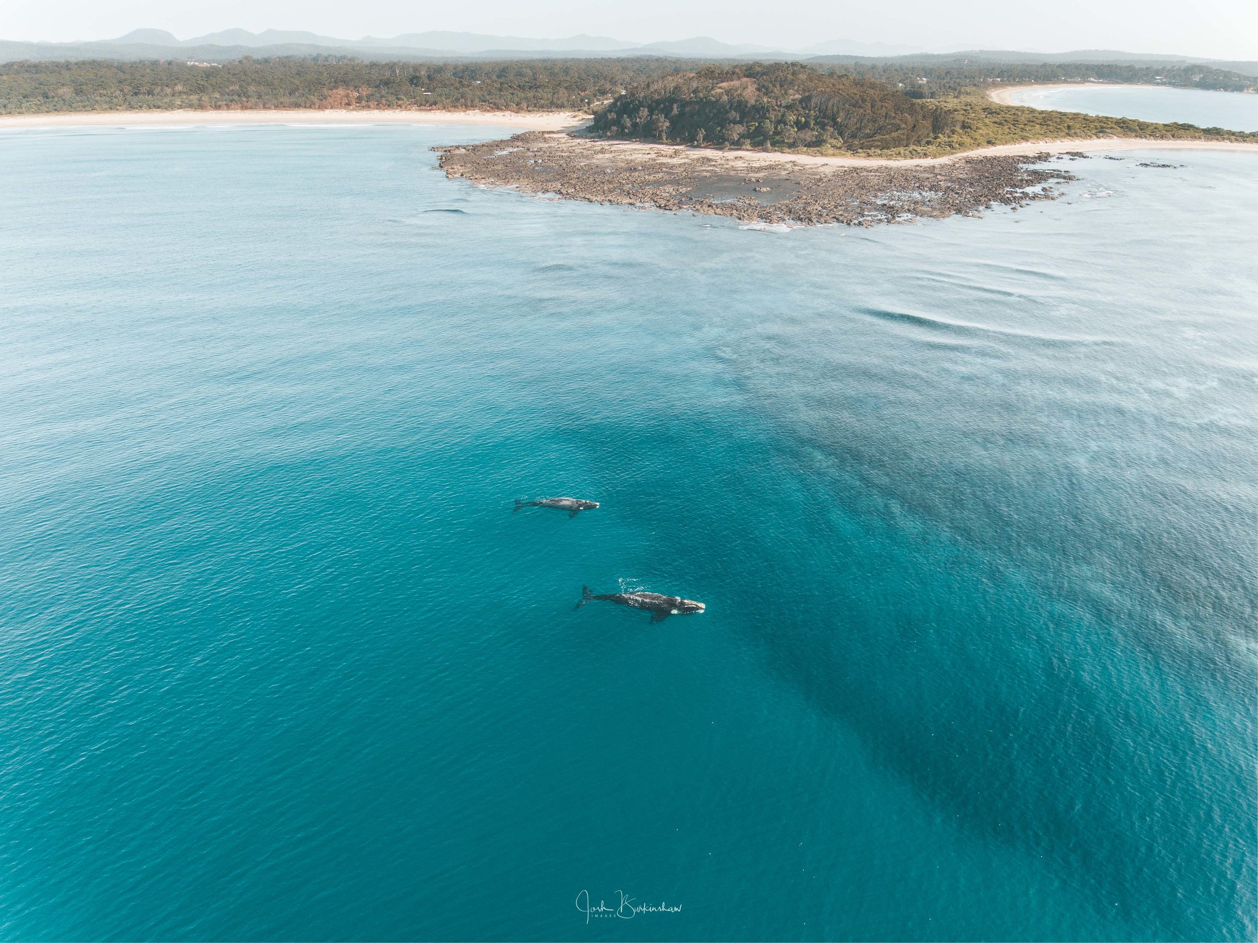 Summer storm rolling in over Broulee Island, Portrait — Josh Burkinshaw ...